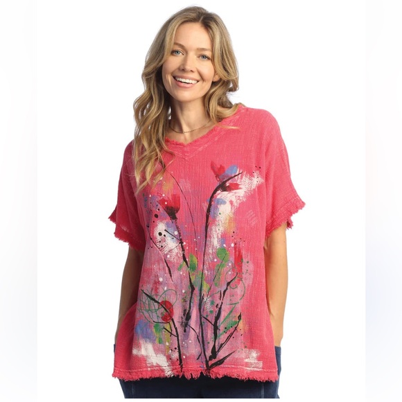 Jess & Jane | Tops | Jess Jane Fae Mineral Washed Cotton Top Womens ...